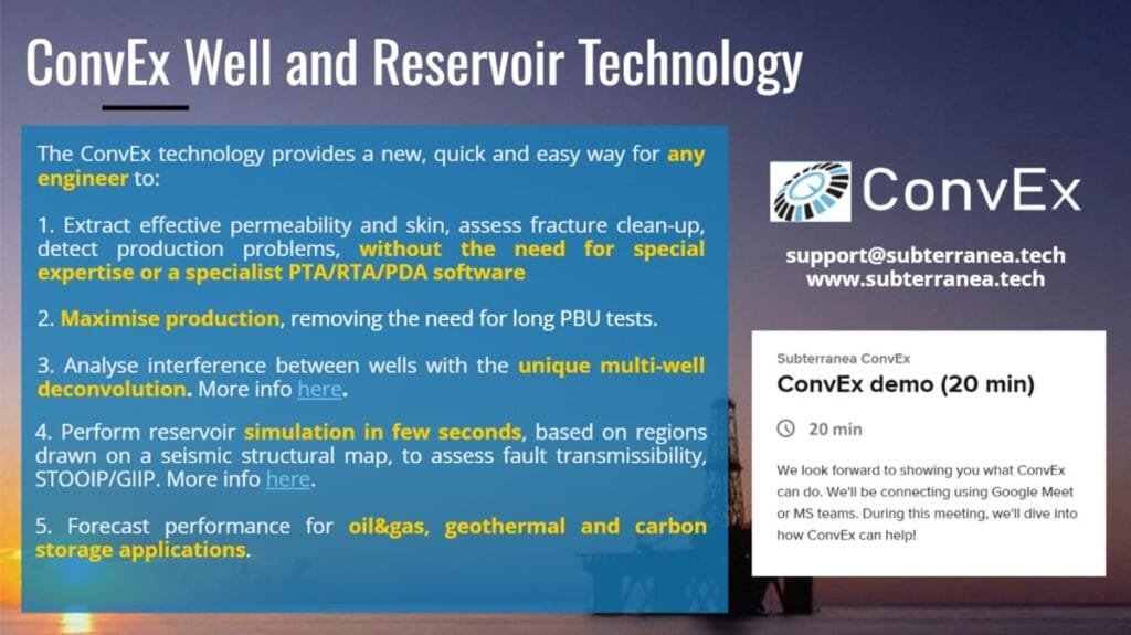 ConvEx Technology - TestWells